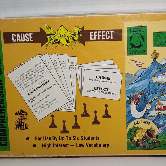 Games | Vintage Learning Well Board Game Cause And Effect Comprehension ...